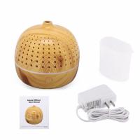 China Wood Grain Mini Portable Rechargeble Ultrasonic Home Aroma Diffuser for sale