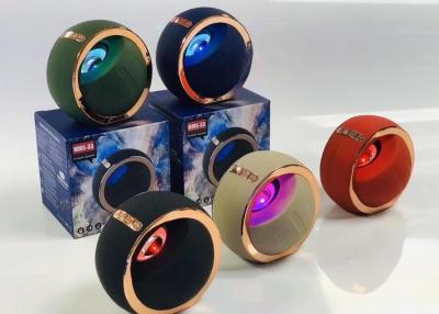 China 500mAh 271g Mini Wireless Bluetooth Speaker , 1.5h Mini Speaker With Lights for sale