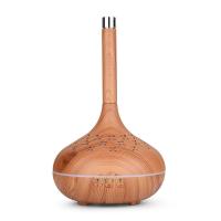 China Retractable Hollow Essential Oil Wood Aroma Diffuser 360ml for sale