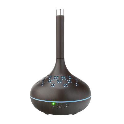 China Retractable Hollow Essential Oil Wood Aroma Diffuser 360ml for sale