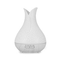China 400ML Cracked Colorful Vase Wood Aroma Diffuser For Essential Oil for sale