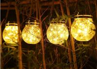 China 2V Solar Ball Glass Garden Tree Decorative Night Lights IP65 Waterproof for sale