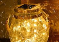 China 2V Solar Ball Glass Garden Tree Decorative Night Lights IP65 Waterproof for sale