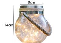 China 2V Solar Ball Glass Garden Tree Decorative Night Lights IP65 Waterproof for sale