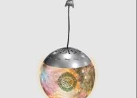 China Hanging Touch Moon Projection Night Light 25cm LED Remote Control for sale