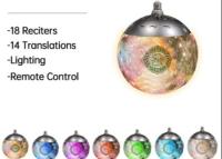 China Hanging Touch Moon Projection Night Light 25cm LED Remote Control for sale