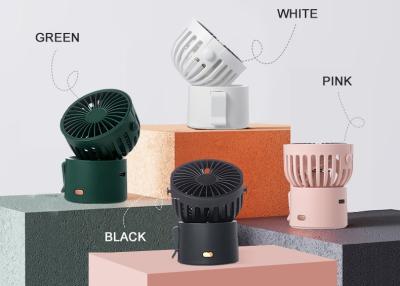 China Rechargeable Handy USB Fan 1000MAh Suspensible Pedestal Stand Fan for sale