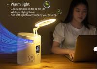 China 4000mAh Fan Ring USB Air Purifier Multifunctional Humidifier LED Night Light for sale