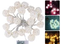 China 4.5V Christmas Rattan Love Ball Fairy String Lights For Wedding Party for sale