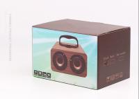 China Wood Mini Portable Bluetooth Speaker 1200Mah Retro BT Speaker With Stand for sale