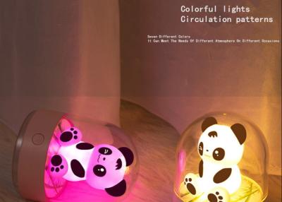 China 800MAH Cartoon Gift For Kids USB Rechargeable LED Table Lamp Aromatherapy Panda Night Light for sale