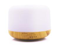 China 300ml Led Wood Grain Ultrasonic Aromatherapy Essential Oil Diffuser With 7 Color Lights for sale