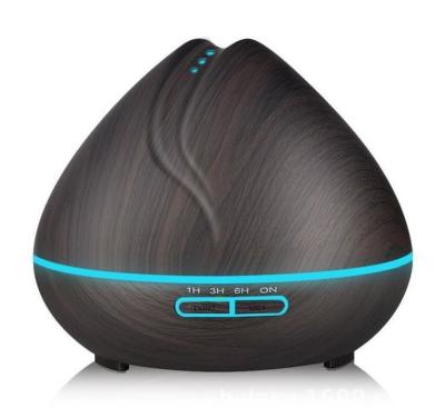 China Led Light Ultrasonic Peach Essential Oils Aroma Diffuser 400ml With Shut Off for sale