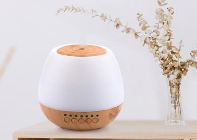 China Wood Grain USB Ultrasonic Aroma Diffuser Humidifier With Speaker for sale
