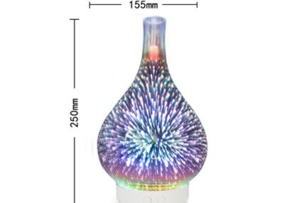 China 100ML Portable Installation Wholesale 3D Glass Crystal Ultrasonic Aromatherapy Essential Oil Diffuser for sale