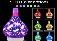 China 100ML Portable Installation Wholesale 3D Glass Crystal Ultrasonic Aromatherapy Essential Oil Diffuser for sale