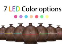 China 130ml Wood Grain Jar Shape Uv Humidifier Ultrasonic Air Humidifier With Uv Humidifier Uv,Air Humidifier for sale