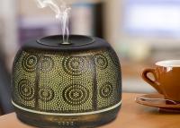 China 500ML Large Capacity Timing 7 Color Led Home Vintage Aromatherapy Essential Oil Air Humidifie for sale