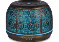 China 500ML Large Capacity Timing 7 Color Led Home Vintage Aromatherapy Essential Oil Air Humidifie for sale