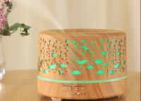 China 500ml Large Capacity Household Wood Grain Aromatherapy Machine Ultrasonic Aromatherapy Machine for sale
