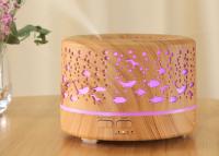 China 500ml Large Capacity Household Wood Grain Aromatherapy Machine Ultrasonic Aromatherapy Machine for sale