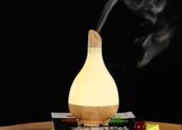China 5V 100ML Wood-Grain Aromatherapy Warm Light Night LED Essential Oil Table Top Humidifier Aromatherapy for sale