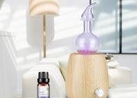 China Pure Essential Oil Waterless Aromatherapy Diffuser Real Wood And Glass Nebulizing Diffuser Personal Care Home for sale