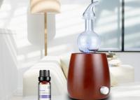 China Pure Essential Oil Waterless Aromatherapy Diffuser Real Wood And Glass Nebulizing Diffuser Personal Care Home for sale