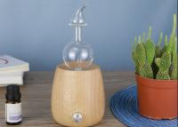 China Pure Essential Oil Waterless Aromatherapy Diffuser Real Wood And Glass Nebulizing Diffuser Personal Care Home for sale