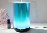 China 250ML Glass Bottle Air Humidifier With 7 Color Led Night Light Ultrasonic Essential Oil Aromatherapy For Bedroom for sale