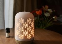 China 100ml Portable Aroma Diffuser Modern Ceramic Home Ultrasonic Air Humidifier Essential Oil Diffuser for sale