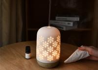 China 100ML Classic Ceramic Ultrasonic Essential Oil Diffuser Humidifier Electric Home Scent Machine for sale