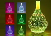 China 100ml Colorful 3D Glass Fireworks Aroma Diffuser Essential Oil Aromatherapy Diffuser Humidifier for sale