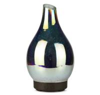 China 3D Glass 7 Color Fireworks Essential Oil Aroma Diffuser Humidifier for sale