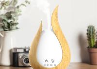 China 200ml Wood Grain Petal Aromatherapy Machine Marble Humidifier Desktop Essential Oil Perfume Machine for sale