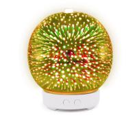 China 3D Ball Firework Glass Ultrasonic Essential Oil Air Aromatherapy Humidifier for sale