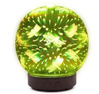China 3D Ball Firework Glass Ultrasonic Essential Oil Air Aromatherapy Humidifier for sale