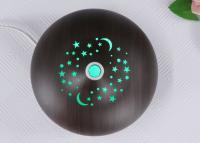 China 400ML Creative Wood Hollow Star Moon Aromatherapy Diffuser Humidifier for sale