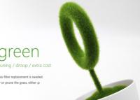 China USB Remove Air Pollutants Tabletop Green Plant Modeling Air Purifier For Office Home for sale