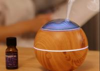 China Creative Mountain View Wood Grain Essential Oil Aromatherapy Machine Home Desktop Fragrance Expander for sale