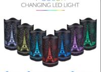 China Creative Tower Fireworks Aromatherapy Humidifier 7 Color Lamp Home Aromatherapy Machine Timing Atomization for sale