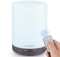 China 300ML Cylinder Remote Control Essential Oil Wood Aroma Diffuser Machine for sale