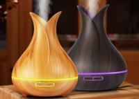 China Wood Grain Ultrasonic Aromatherapy Machine Home Air Purifier Home Appliances for sale