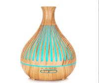 China Wood Grain Ultrasonic Essential Oil Diffuser 400ML Aromatherapy Humidifier for sale