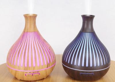 China Wood Grain Ultrasonic Essential Oil Diffuser 400ML Aromatherapy Humidifier for sale