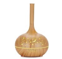 China 400ML Creative Star And Moon Air Purifier Hollow Aroma Diffuser Humidifier for sale