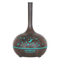 China 400ML Creative Star And Moon Air Purifier Hollow Aroma Diffuser Humidifier for sale