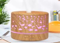 China 500ml Wood Grain Aromatherapy Machine Ultrasonic Aromatherapy Machine Humidifier for sale