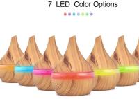 China 300ml Mini USB Diffuser Wood Grain Air Humidifier Aromaterapia Essential Oil Diffuser for sale