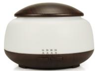 China Wood Grain Bamboo Table Ultrasonic Air Humidifier Night Light Room Essential Oil Diffuser for sale